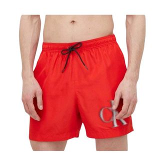 Calvin Klein Homme, Maillots de bain, Rouge, Taille: L Short de bain &agrave; cordon