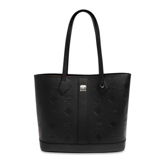 MCM Sac Cabas Liz R&eacute;versible - Femme - Sacs - Noir - Taille: ONE Size