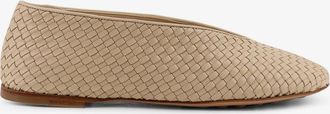 Bottega Veneta Rosa Flat leather ballerinas with Intrecciato motif - BOTTEGA VENETA - gender_Woman