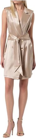 Fracomina Femme, Robes, Beige, Taille: 40 FR Mini abito