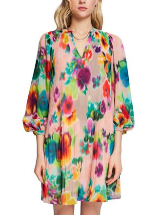 Esprit Damen 043EO1E344 Kleid, 647/CORAL 3, 34