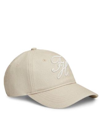 Tommy Hilfiger Cap Logo Embroidery Baseball Cap AW0AW18338 Beige