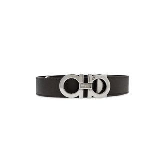 Ferragamo Homme, Accessoires, Brun, Taille: 95 CM Reversible Gancini Belt