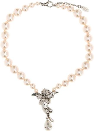Vivienne Westwood Putti Gro&szlig;e Perlenkette - - Accessories - Damen - Wei&szlig; - ONE SIZE