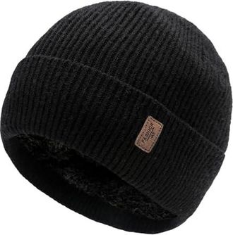 Generic Bonnet Femme Hiver Bonnet Femme Chapeau Femme Hiver Confortable Classique - Outdoor Lettres Vintage Automne Hiver, Rembourr&eacute; Thermique, Style R&eacute;tro po