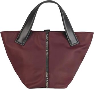 Alexander Smith Femme, Sacs, Rouge, Taille: ONE Size Lauren Petit sac à main avec bandoulière en nylon bordeaux