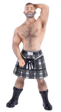 December Diamonds 55-55331 Kunstharz Poke The Bear Serie Kiltbär Hängende Ornament