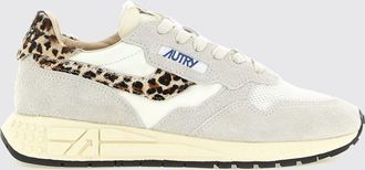 Autry Reelwind Low-Top-Sneaker aus Veloursleder mit Animal-Print und gepolstertem Kn&ouml;chel
