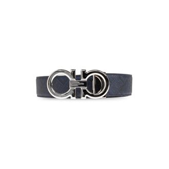 Ferragamo Double Adjus G&uuml;rtel - - Accessories - Herren - Blau - 90 CM