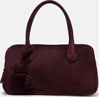 Magda Butrym Schultertasche Brigitte Large aus Veloursleder