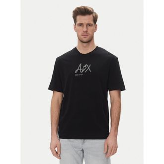 A|X Armani Exchange T-Shirt XM000566 AF10334 UC001 Schwarz Regular Fit