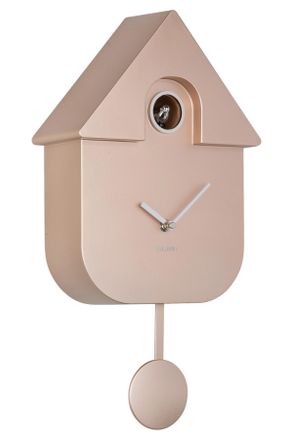 Karlsson Wanduhr Cuckoo, Ros&eacute;gold, Kunststoff, 21.5x41x8.5 cm, Schlagwerk, Dekoration, Uhren, Wanduhren