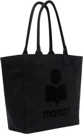 Isabel Marant Petit sac cabas Yenky &agrave; logo brod&eacute; en coton