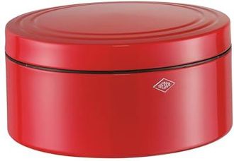 WESCO Geb&auml;ckdose Classic Line in der Farbe redorange, pulverbeschichtetes Stahlblech, 4 Liter Volumen, schlie&szlig;t dicht, Special Edition Weihnachten