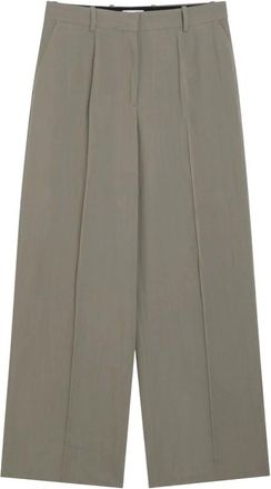 Toteme Femme, Pantalons, Beige, Taille: 34 FR Pantalon Fluide Large