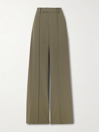 Proenza Schouler Weyes Hose Mit Geradem Bein Aus Crêpe - Grün