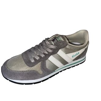 Gola Unisex Daytona Sneaker, Light Grey/Ash/White, 42 EU