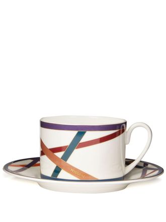 Missoni Home service &agrave; caf&eacute; Nastri - Blanc