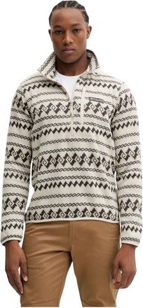 Columbia Sweater Weather Printed Half Zip II - Homme - Sport - Blanc - Taille: S