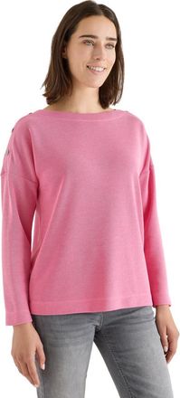 Cecil Softes Melange Shirt Dark Blossom Melange XXL