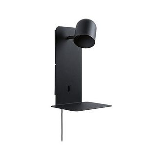 Paulmann 71099 Wandleuchte Malena USB C GU10 230V max. 5W Schwarz matt Wandleselampe