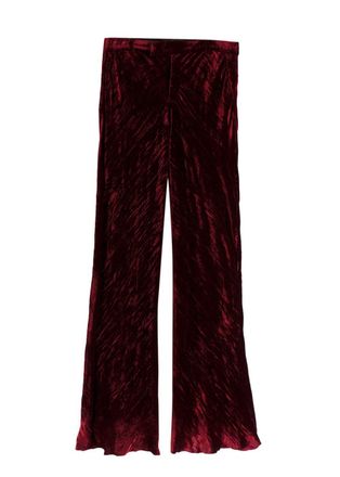 Etro Crushed Velvet Trousers Size XS