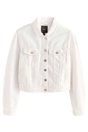 Next Jeansjacke Enge Trucker-Jeansjacke aus 100 % Baumwolle (1-St)