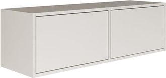 Selsey TV Lowboard - Weiß Farbe Moderne Fernseher Kommode 100 x 30 x 30 cm (BxTxH) TV Unterschrank für Wohnzimmer Schrank mit Klappen Push to Open Lowboard H