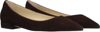Jimmy Choo London Suede Ballet Flat - Brown