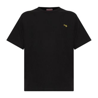 Kenzo Gots Jumping Tiger Crest Klassisches T-Shirt - - Tops - Herren - Schwarzk - L