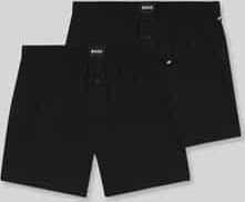 HUGO BOSS Regular Fit Boxershorts aus Baumwoll-Mix Modell 2P JERSEY BOXER