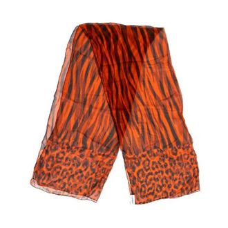 Saint Laurent Foulard en soie Pre-owned - Femme - Pre-owned - Multicolore - Taille: ONE Size