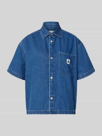 Carhartt Work in Progress Relaxed Fit Hemdbluse in Denim-Optik Modell Lovilia