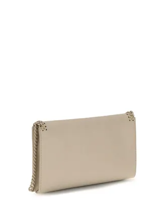 Stella McCartney Womens Shoulder Bag Eco Shaggy Pearl Polyester