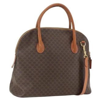 Celine Sac &agrave; main en plastique doccasion - Femme - Pre-owned - Brun - Taille: ONE Size