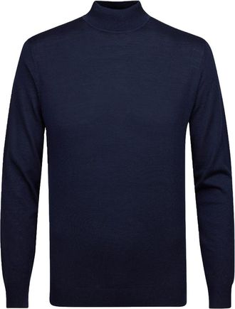 Profuomo Leichter Rollkragenpullover aus maschinenwaschbarer Merinowolle in