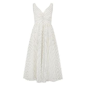 Red Valentino V-neck Trapeze Kleid - - Dresses - Damen - Wei&szlig; - M