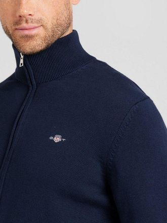 GANT Strickjacke (1-tlg) Stickerei