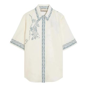 Alemais Lucky Kurzarmhemd - - Blouses & Shirts - Damen - Wei&szlig; - 2XS
