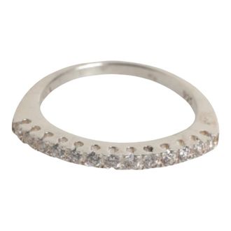 Nialaya Femme, Accessoires, Gris, Taille: 44 MM Half-Eternity Ring