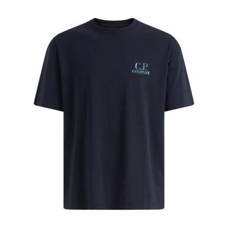 C.P. Company C.p. Company, Homme, Tops, Bleu, Taille: S 30/1 Jesrey Comfort