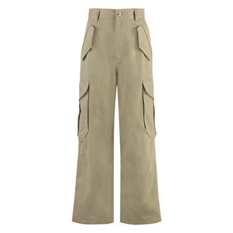 Bottega Veneta Baumwoll-Cargohose - - Trousers - Damen - Beige - 2XS
