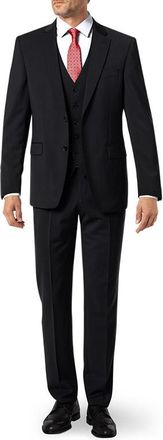 Digel Herren Anzug schwarz Schurwolle