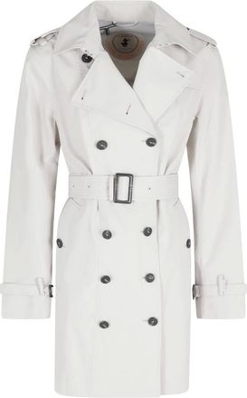 Save The Duck Femme, Manteaux, Blanc, Taille: 36 FR Audrey Trench Coat