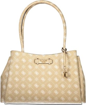 Guess Femme, Sacs, Beige, Taille: ONE Size Carrie Logo Bag