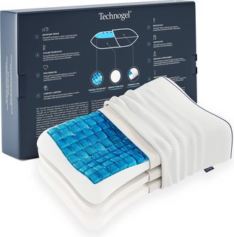 Technogel NEW Adjustable Anatomic Curve h&ouml;henverstellbares k&uuml;hlendes Nackenst&uuml;tzkissen mit Gel -Patentiert, Antibakteriell, Schadstofffrei & Zertifiziert erm&ouml;gl