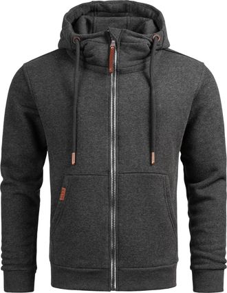 Alessandro Salvarini Herren Sweatjacke AS292 mit Kapuze & Rei&szlig;verschluss
