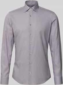 Seidensticker Slim Fit Business Hemd aus Baumwolle mit Kentkragen
