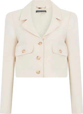 Alberta Ferretti Femme, Vestes, Blanc, Taille: 36 FR Vestes