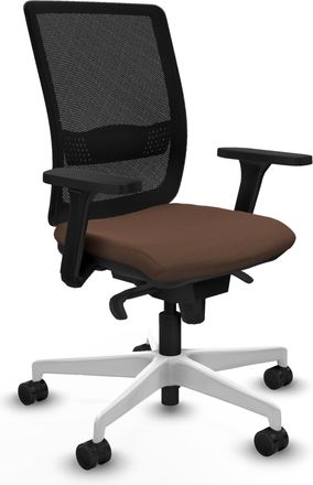 Piqueras y Crespo Haches verstellbarer Schreibtischstuhl mit 3D-Armen, h&ouml;henverstellbare Lendenwirbelst&uuml;tze, ausgestattet mit 5 Positionen und injiziertem Schaumstoff, 